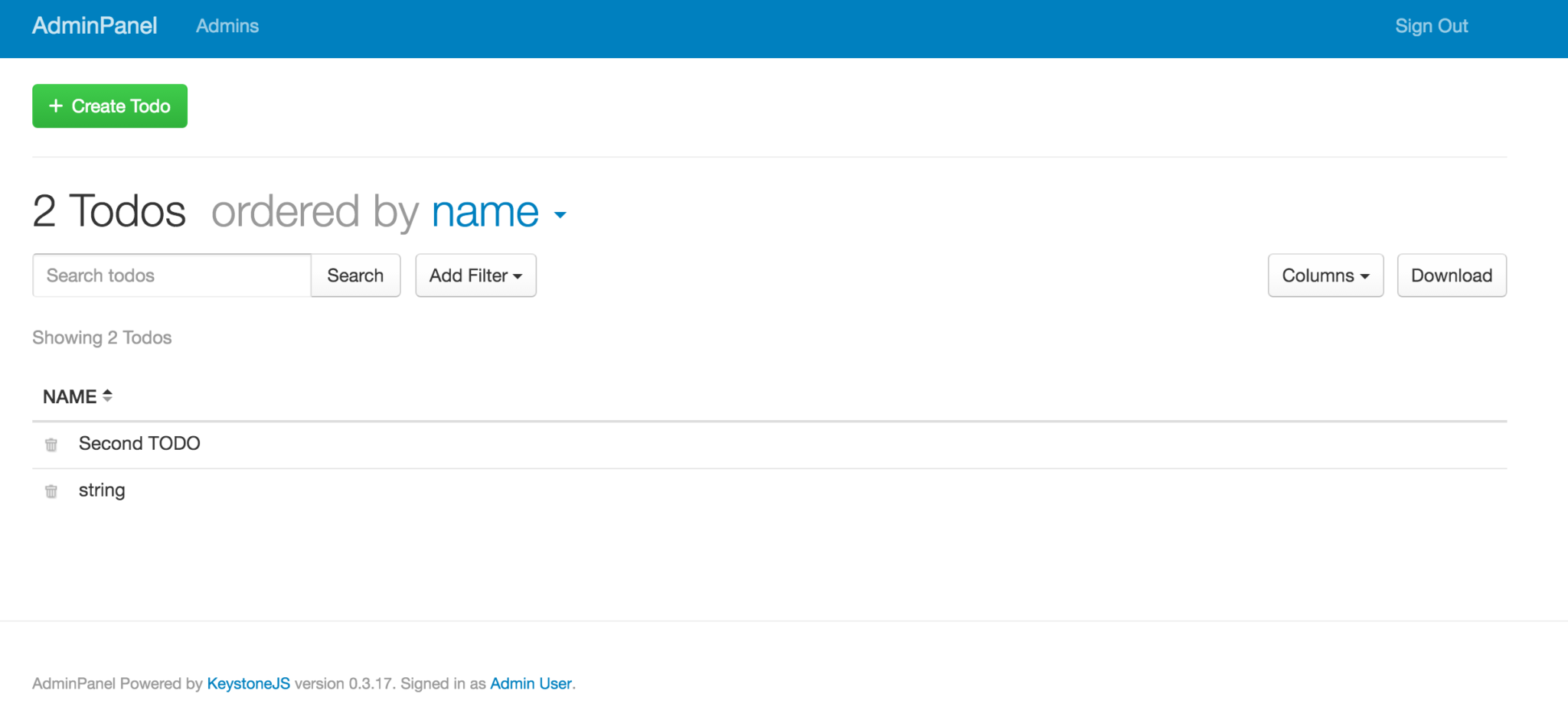 Add an Admin Panel To A NodeJs Project - Algotech Solutions