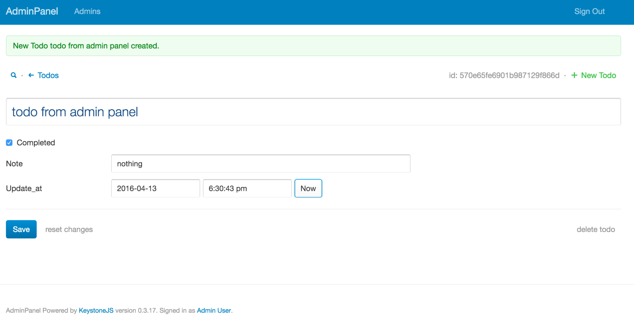 Add An Admin Panel To A Nodejs Project Algotech Solutions